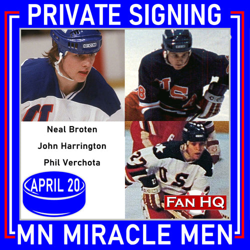 Minnesota Miracle Men Private Signing - Neal Broten, John Harrington ...