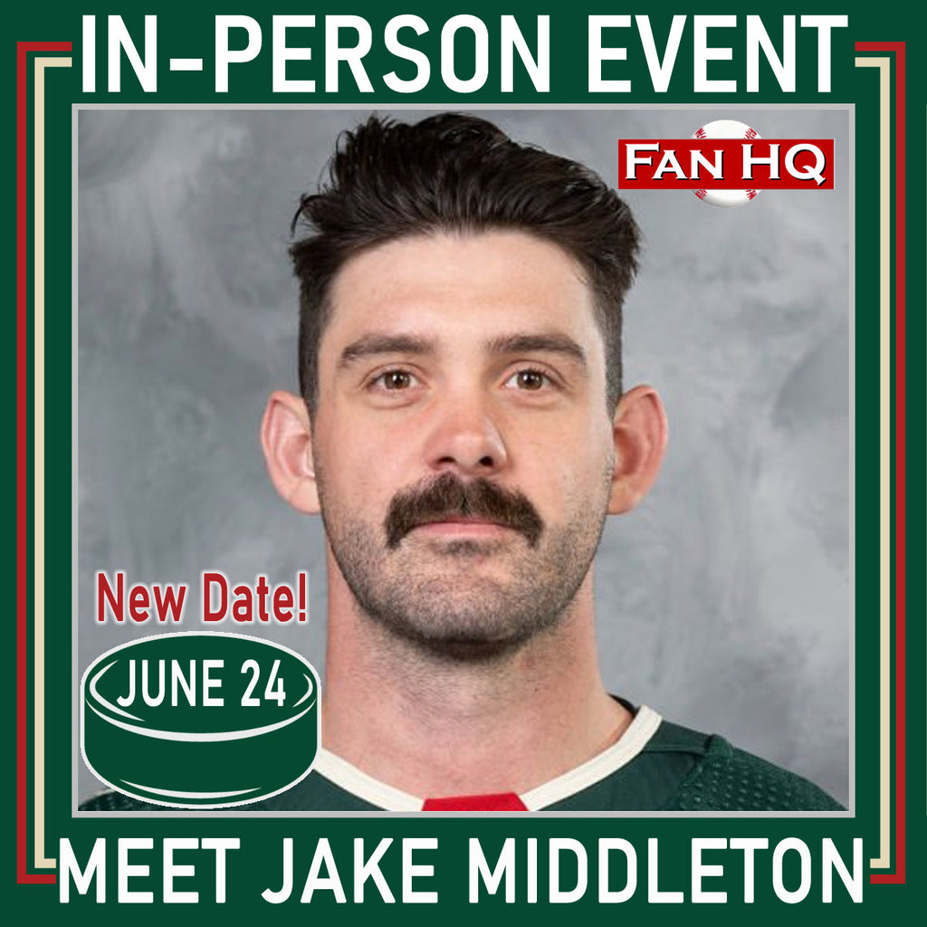 Meet JAKE MIDDLETON at Fan HQ! Rescheduled date - Tuesday, June 24