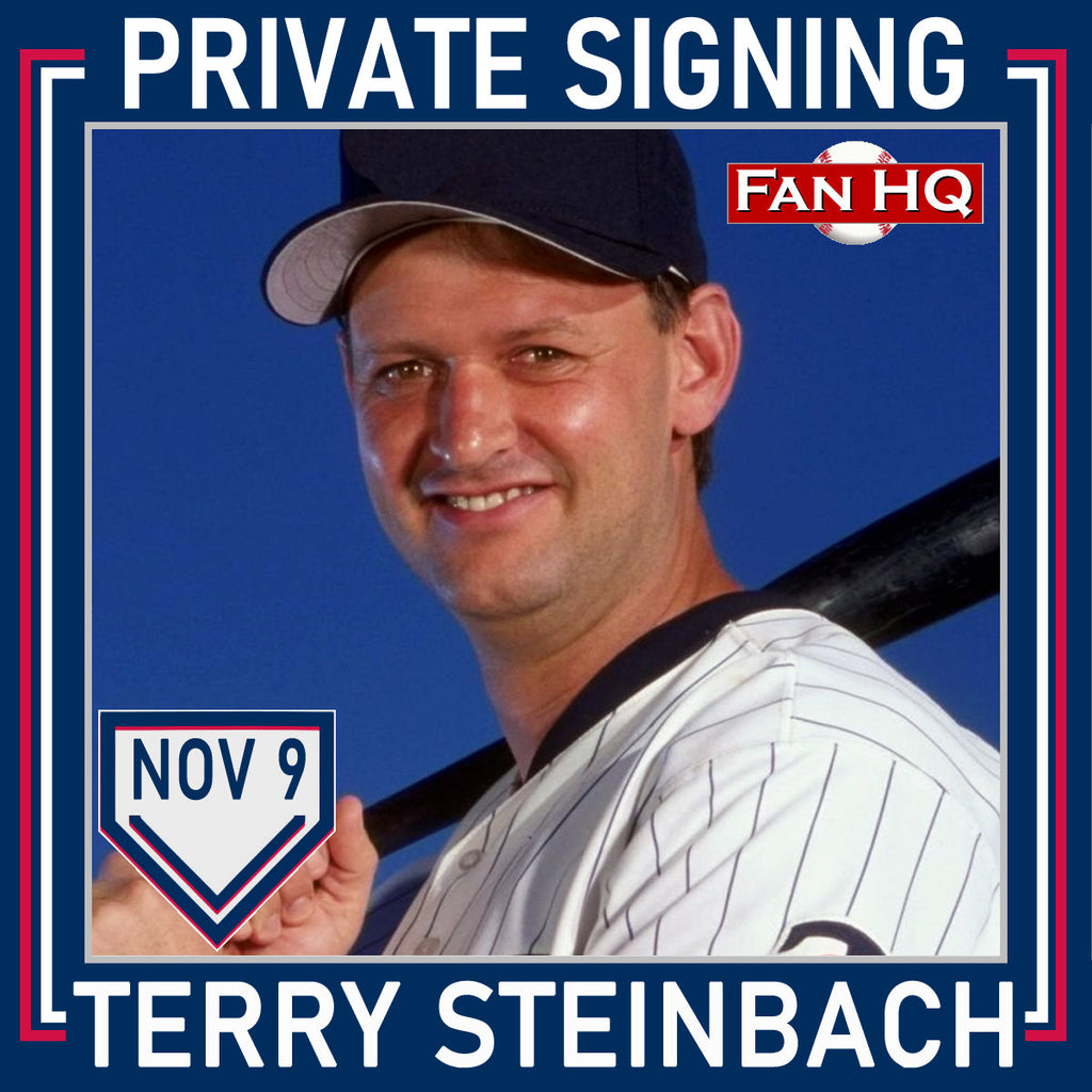 TERRY STEINBACH Private Signing - Items/Orders Due November 9! – Fan HQ