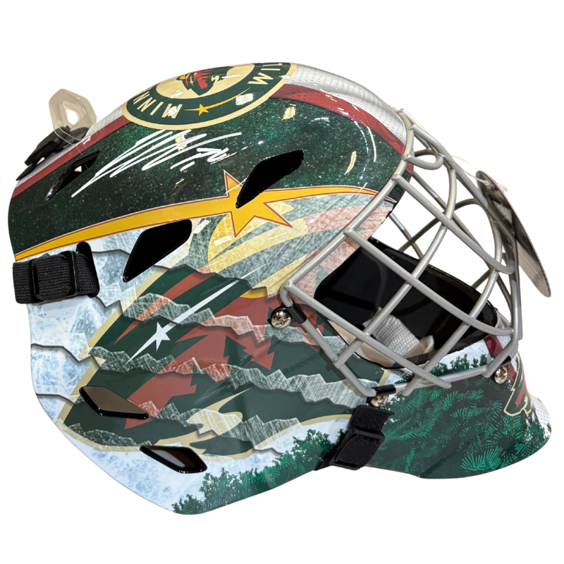 Jesper Wallstedt Autographed Minnesota Wild Full-Size Goalie Mask – Fan HQ